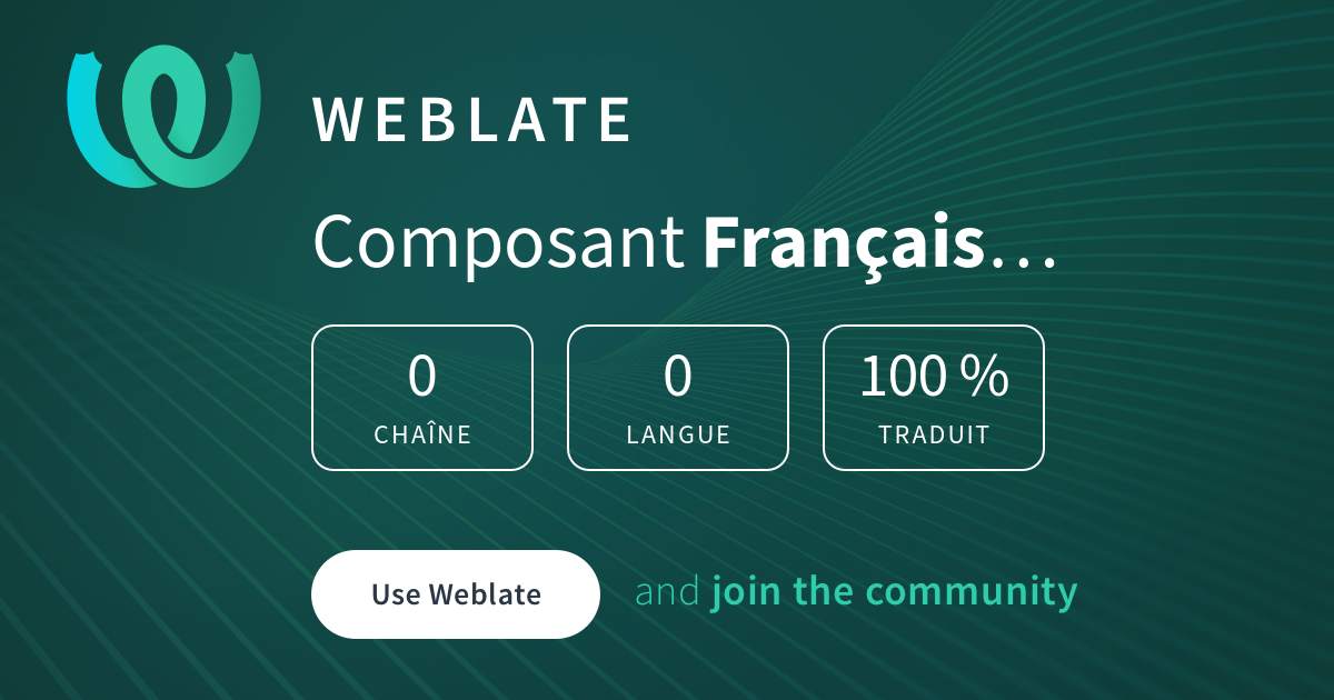 French (informal) @ Weblate