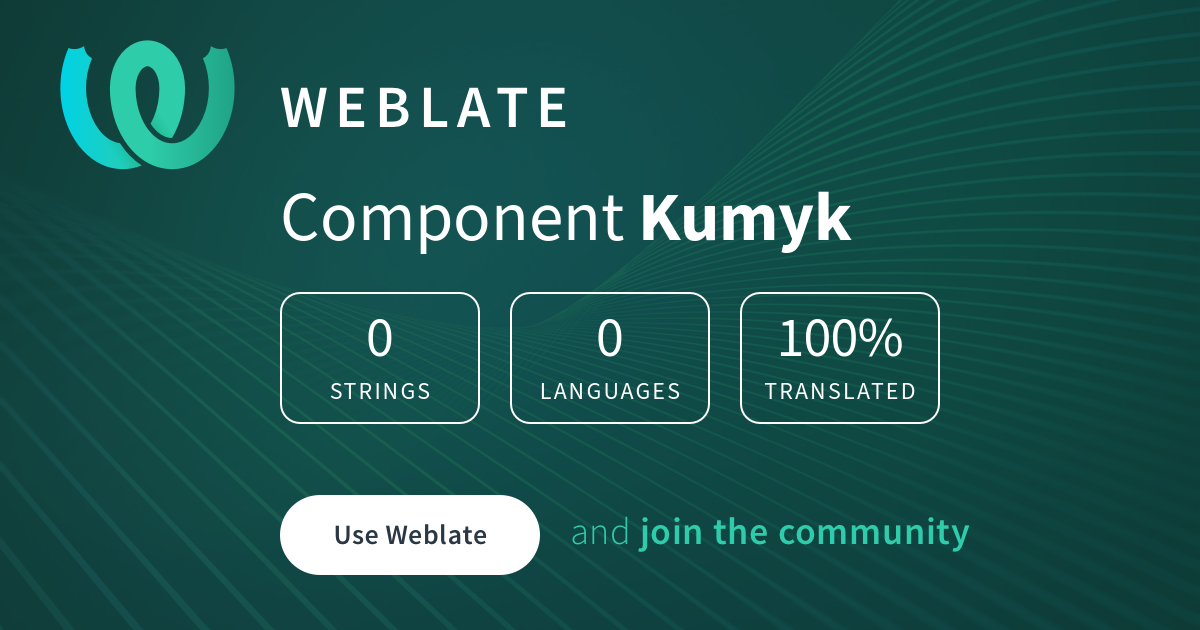 Kumyk @ Weblate